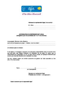 Attestation-parentale | La Ligue de l'enseignement de Normandie