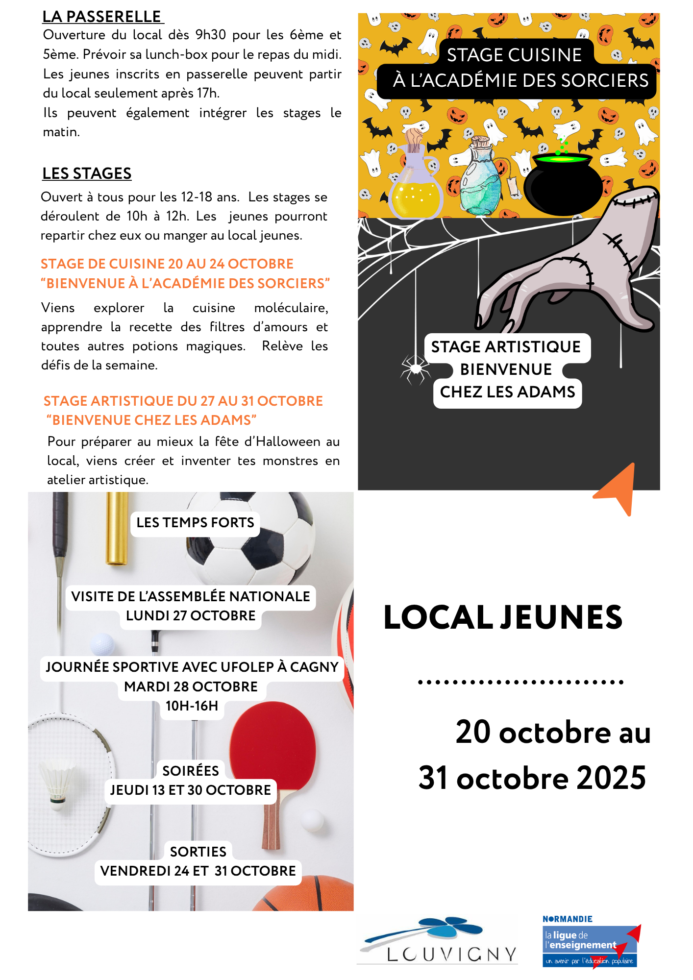 vacances automne 2025 (2) | La Ligue de l'enseignement de Normandie